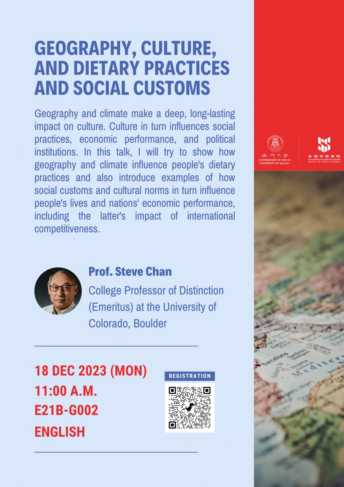 FSS Seminar: Geography, Culture, and Dietary Practices and Social ...